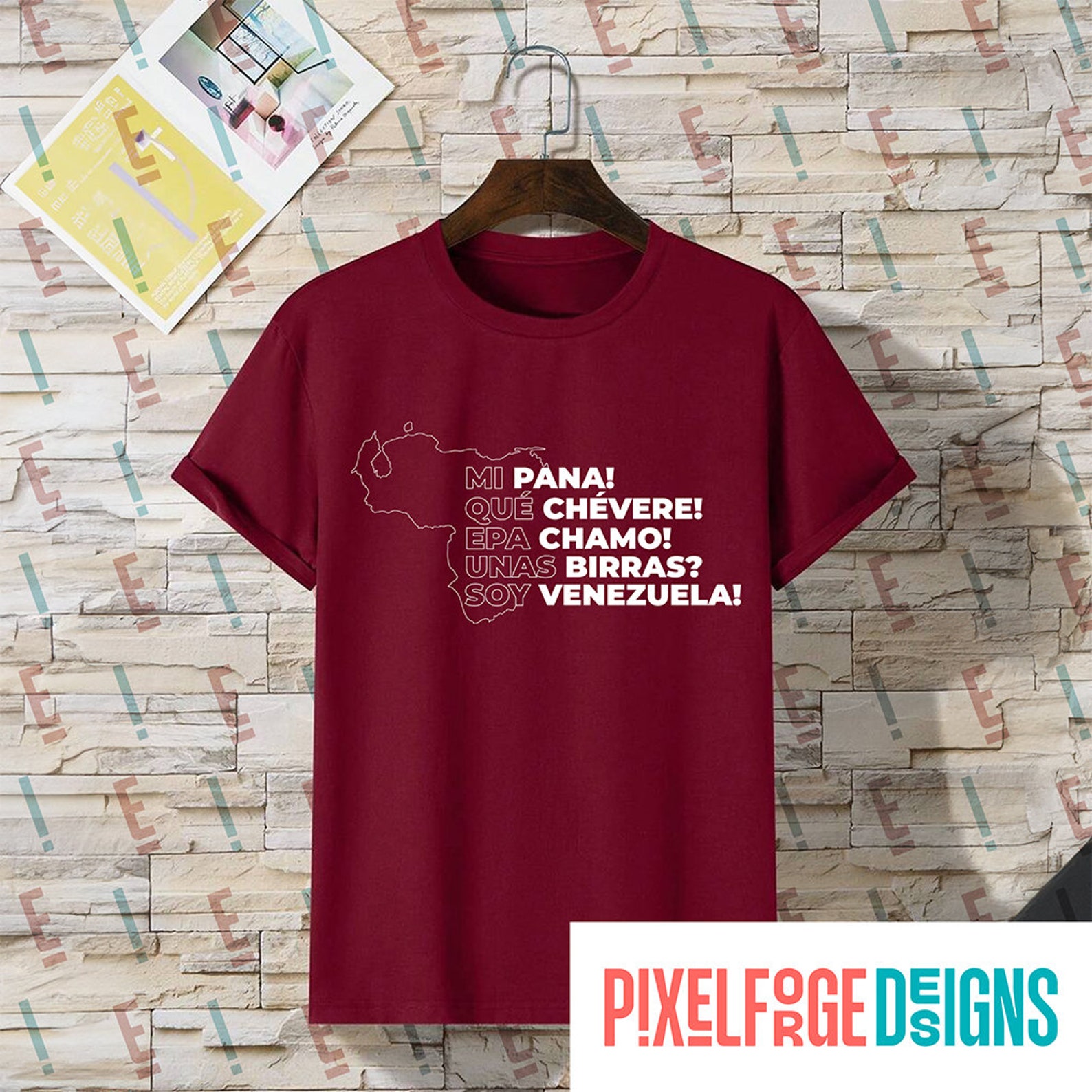 Venezuelan Map PNG With Popular Phrases Hispanic Heritage Month Design ...