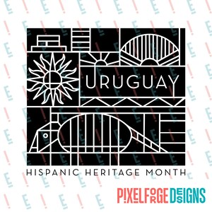 Uruguay Hispanic Heritage Month PNG Download, Cultural Design for T ...