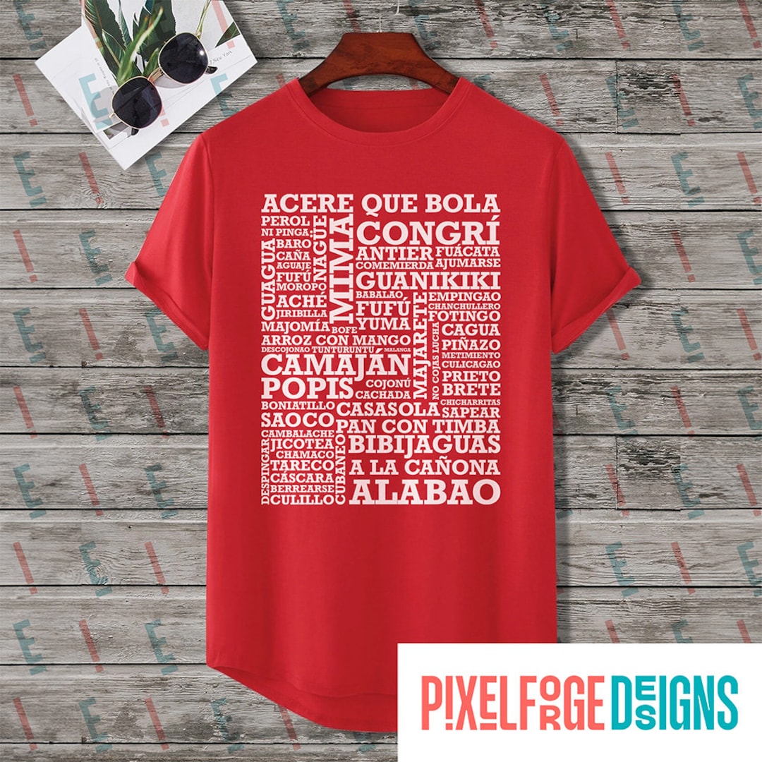 Cuban Words PNG, Iconic Cuban Phrases Design, Frases Cubanas Png ...