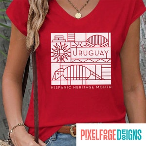 Uruguay Hispanic Heritage Month PNG Download, Cultural Design for T ...