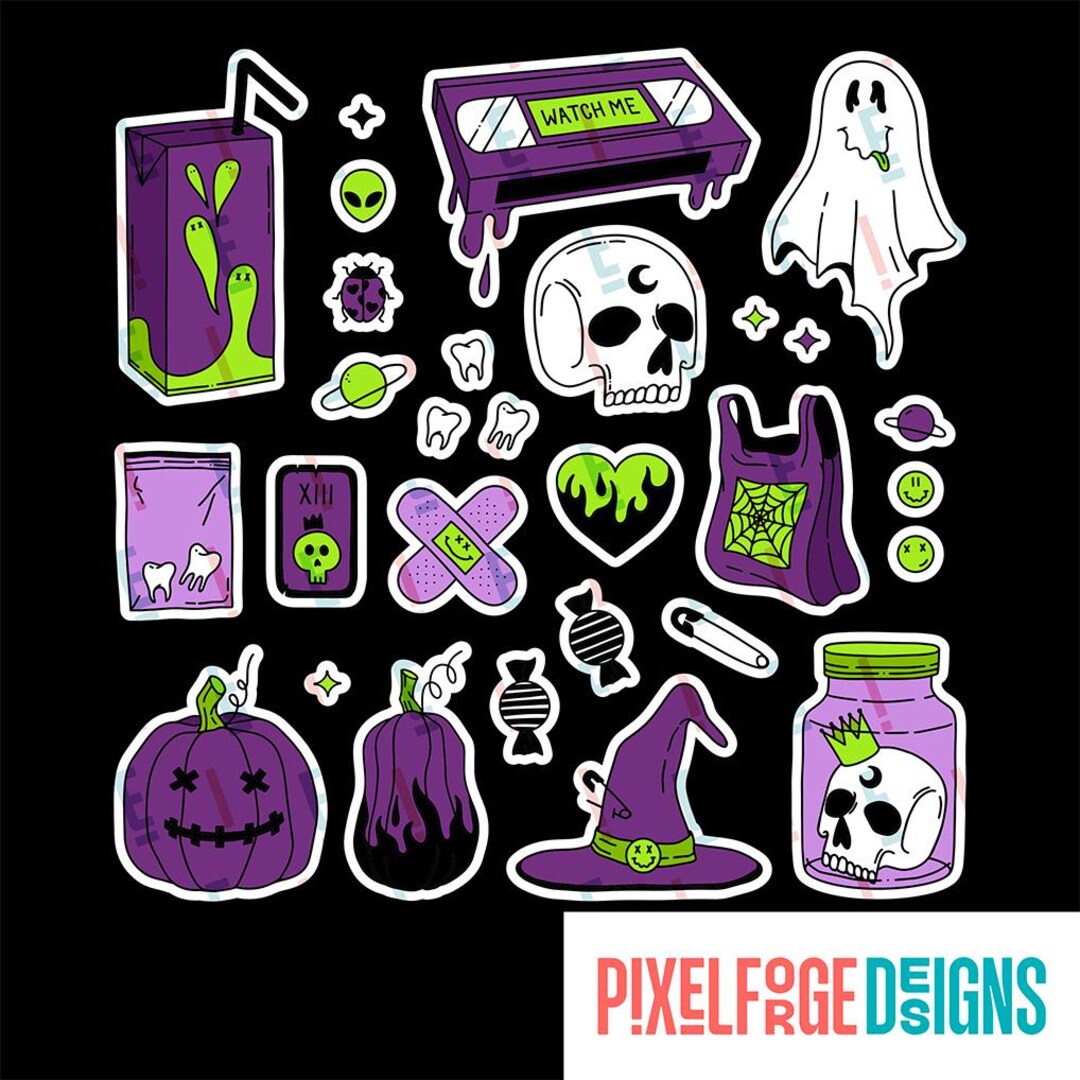 Fun and Cute Halloween Bundle SVG Digital File Instant Download - Etsy