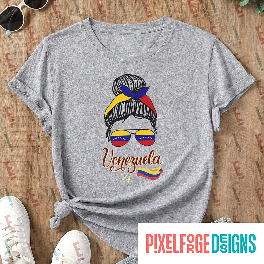 Venezuelan Woman Illustration PNG, Hispanic Heritage Month Design ...