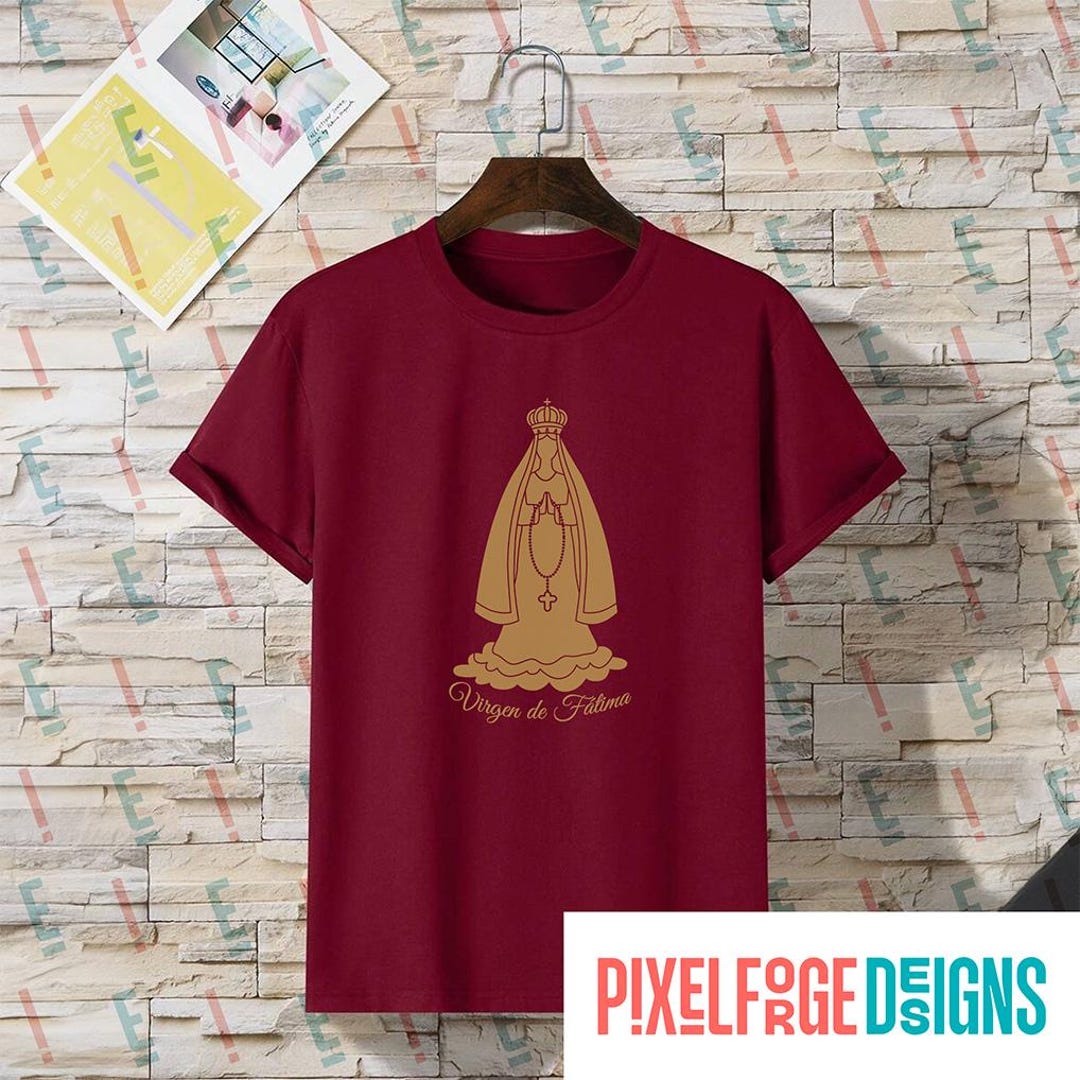 Our Lady of Fatima Gold, Nuestra Señora De Fatima, Silhouette PNG ...