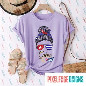 Cuban Woman Face PNG, Hispanic Heritage Month Design, Cuban Pride ...