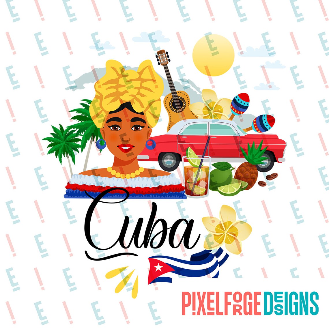 Cuban Heritage Png, Hispanic Heritage Month Design, Cuban Music ...