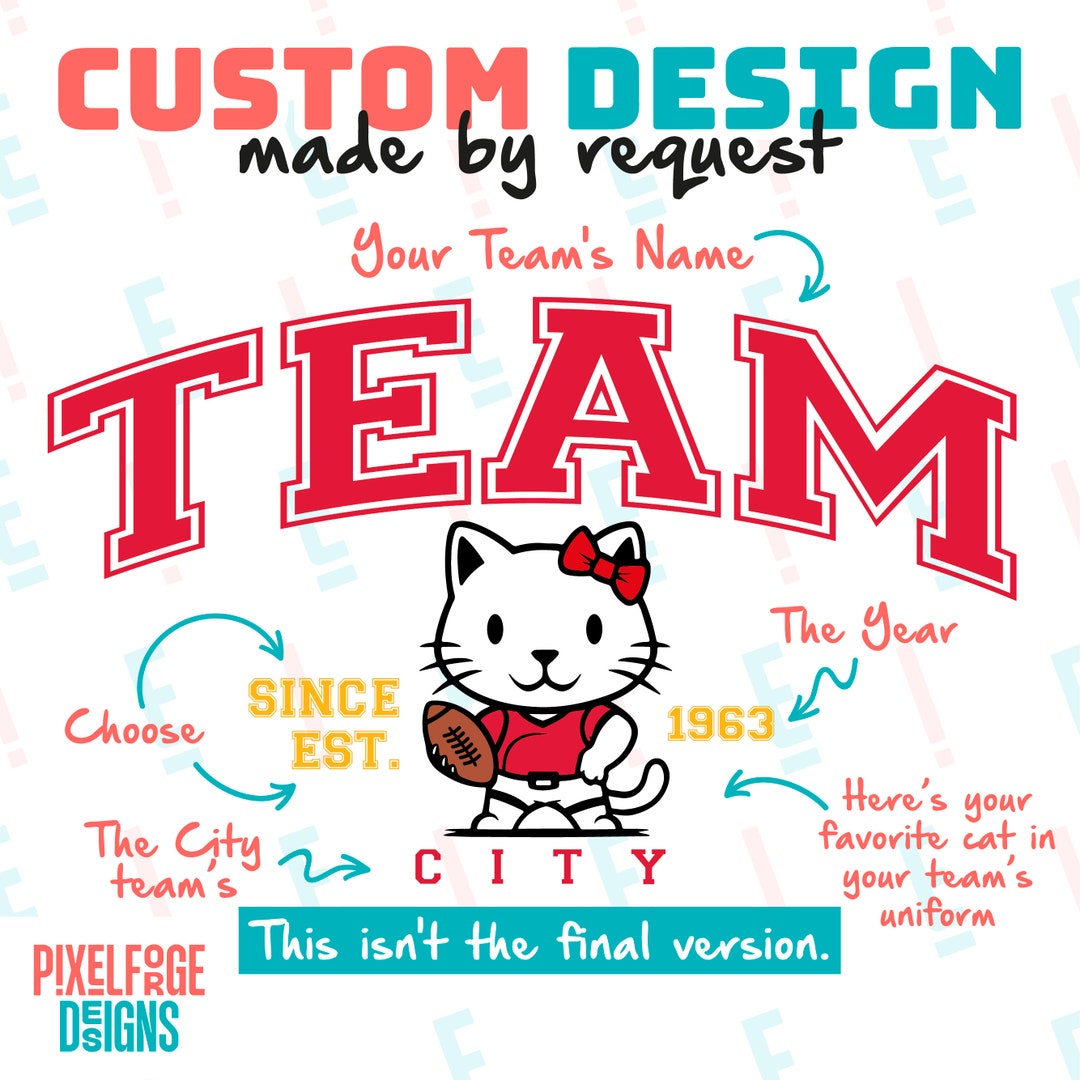 Custom Football Designs in PNG 300 DPI With No Background. - Etsy