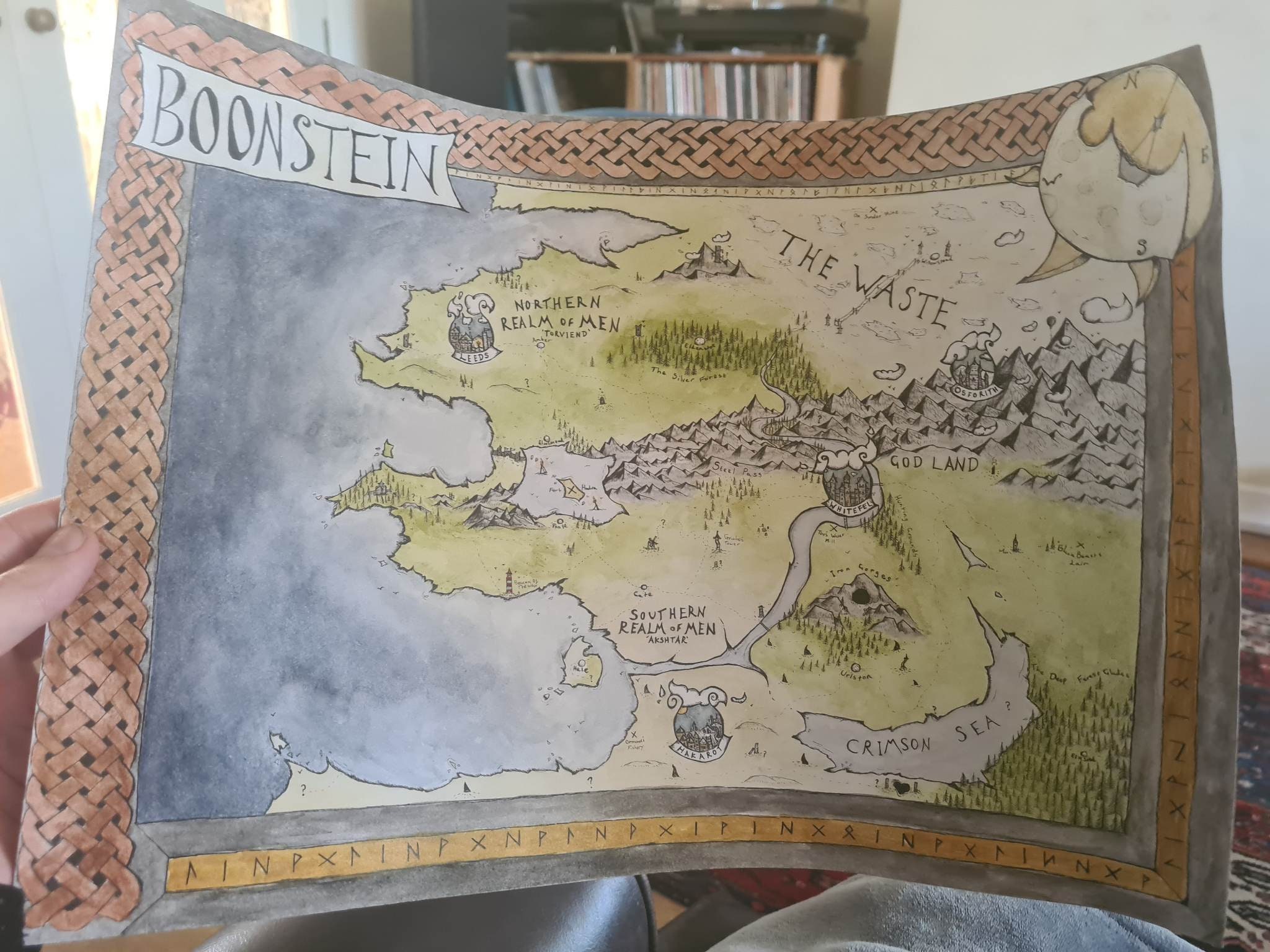 Fantasy Map of 'boonstein' Digital Download - Etsy