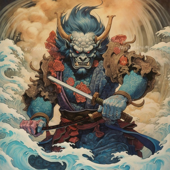 Japanese Oni Art Japanese Oni