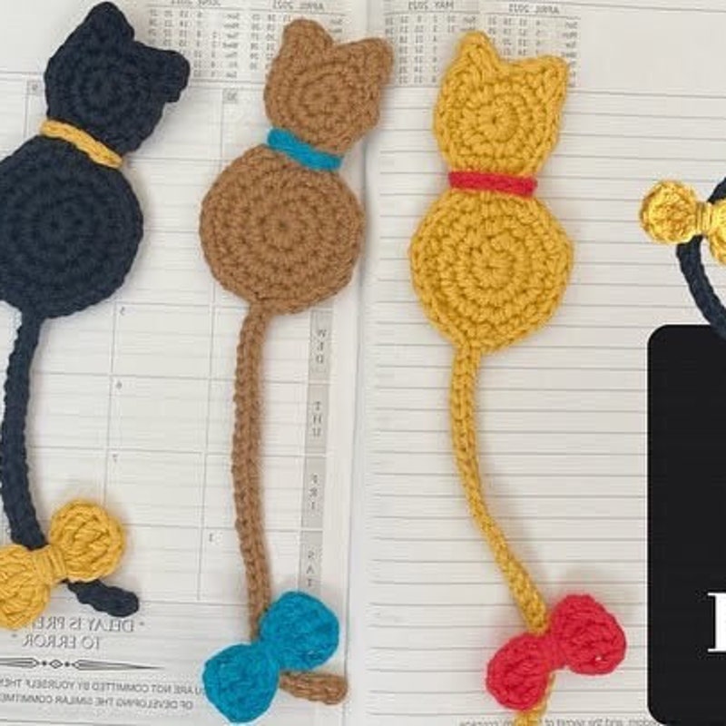 Cat Bookmark - Etsy
