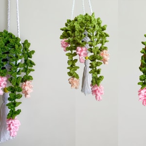 TWO Patterns - Crochet Vines With Flowers Step by Step Pattern - Etsy