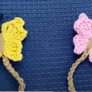 Crochet Butterfly Bookmark Pattern - Etsy