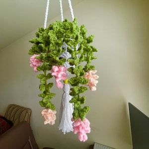 Crochet Vines With Dangling Flowers Pattern - Etsy