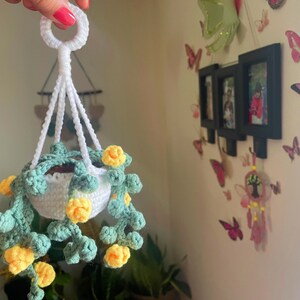 Crochet Mini Hanging Plant Pattern - Etsy