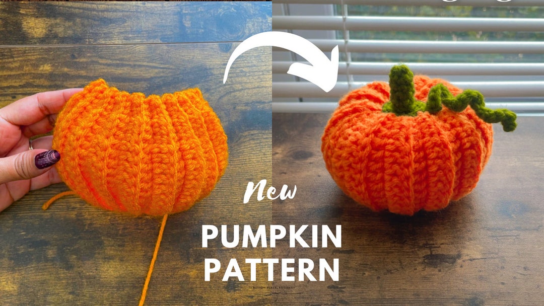 Crochet Pumpkin Pdf Pattern for Fall Decoration and Halloween | Stuffed ...