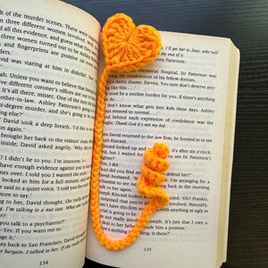 Crochet Heart Bookmark Pattern - Etsy
