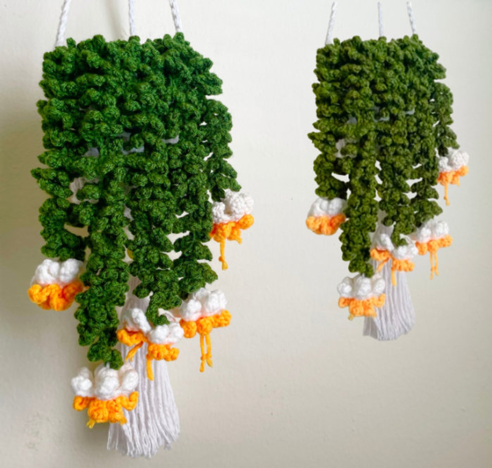 Crochet Vines With Dangling Flowers Pattern - Etsy