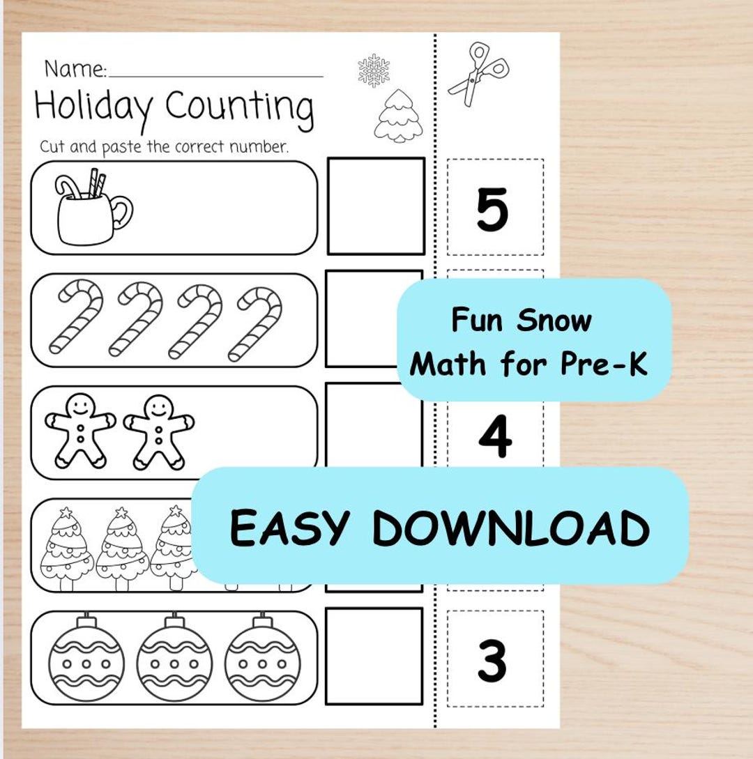 Preschool Holiday Pattern, Kinder Pattern, Cut and Paste Patterns ...