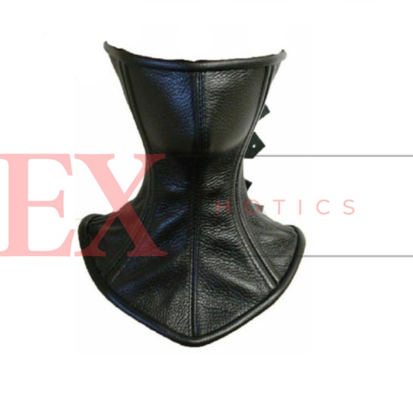 Leather Neck Corset - Etsy