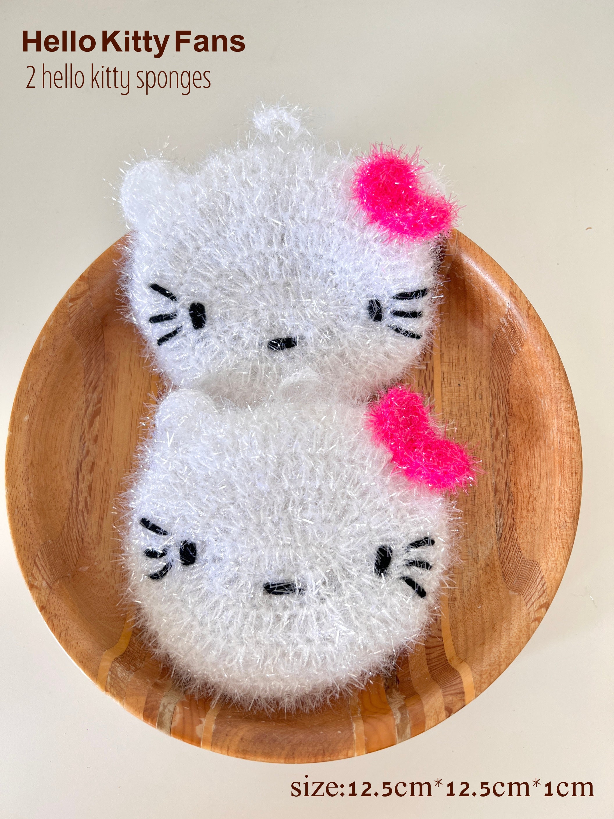 Handmade Tawashi Sakura Kitchen Sponge , Reusable Toast&avocado Sponge ...