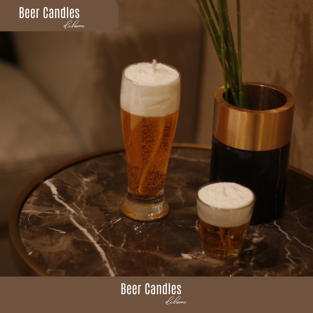 Beer Candles| Gift for Beer-loving Friends| Beer Lovers Gift Idea| Soy ...