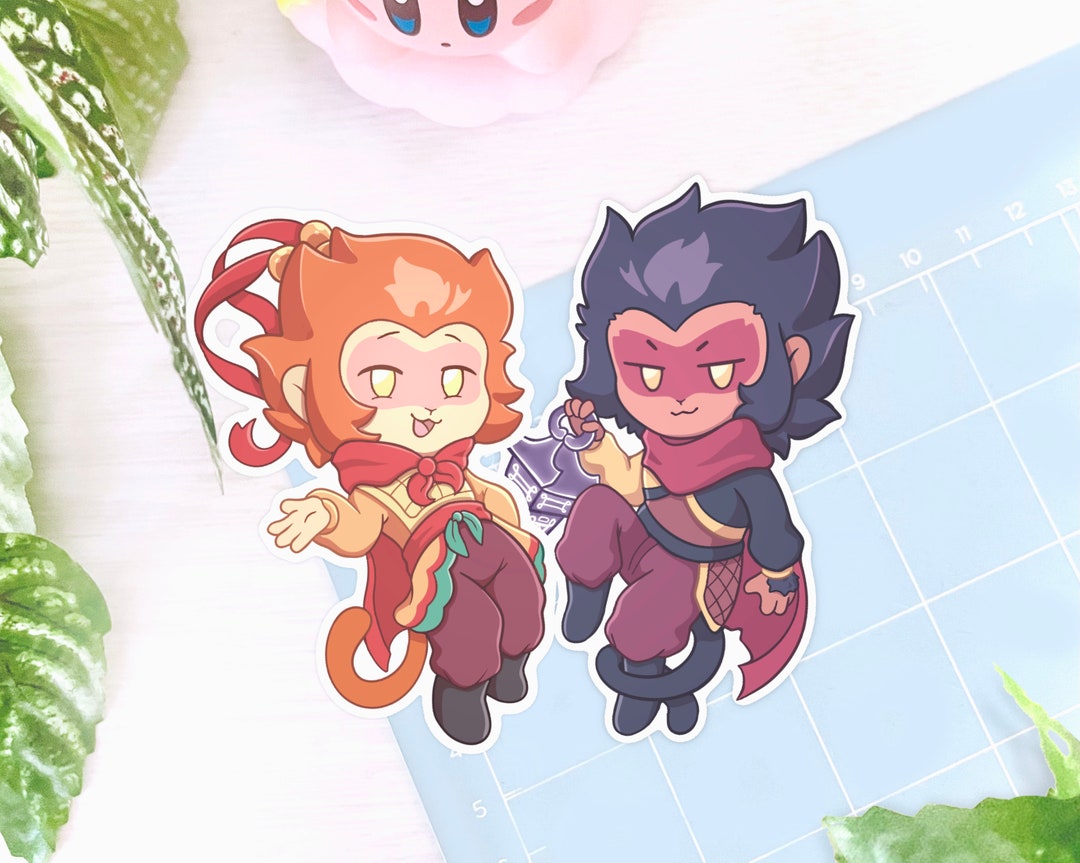 LMK Sun Wukong & Macaque Vinyl Stickers - Etsy