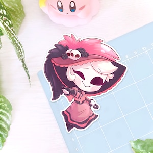 Magnet & Stickers // Rosie, Alastor Chibi Hazbin Hotel Fan Sticker - Etsy