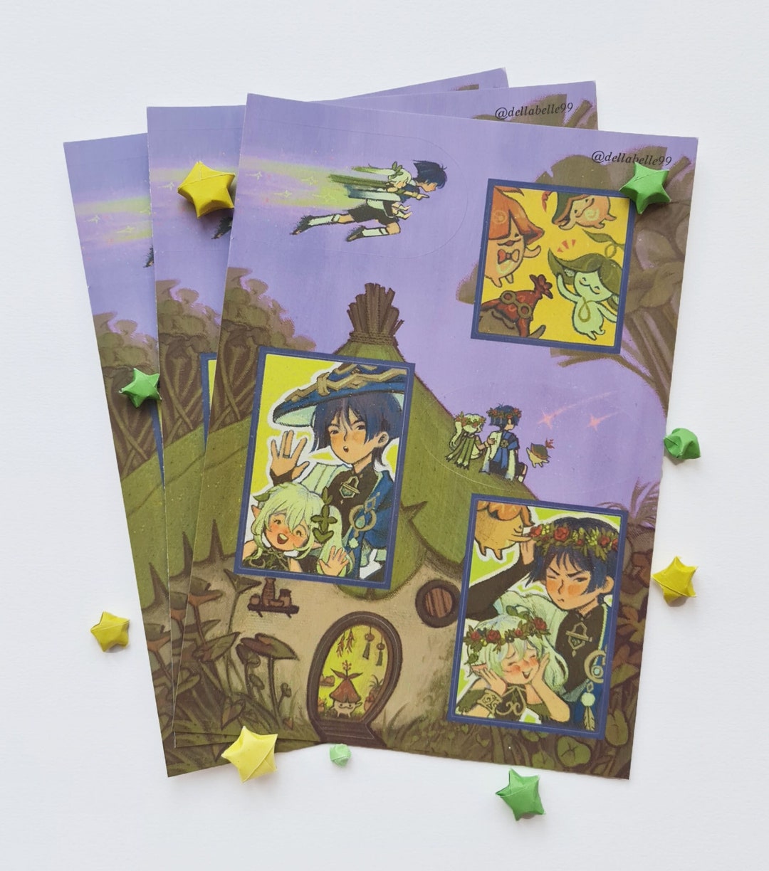 Vanarana Sightseeing - Scaramouche/wanderer and Nahida Sticker Sheet ...