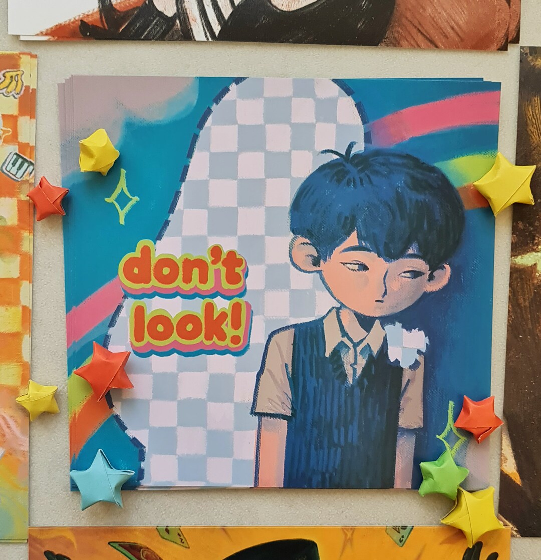 Don't Look! (OMORI Sunny Print) - Etsy