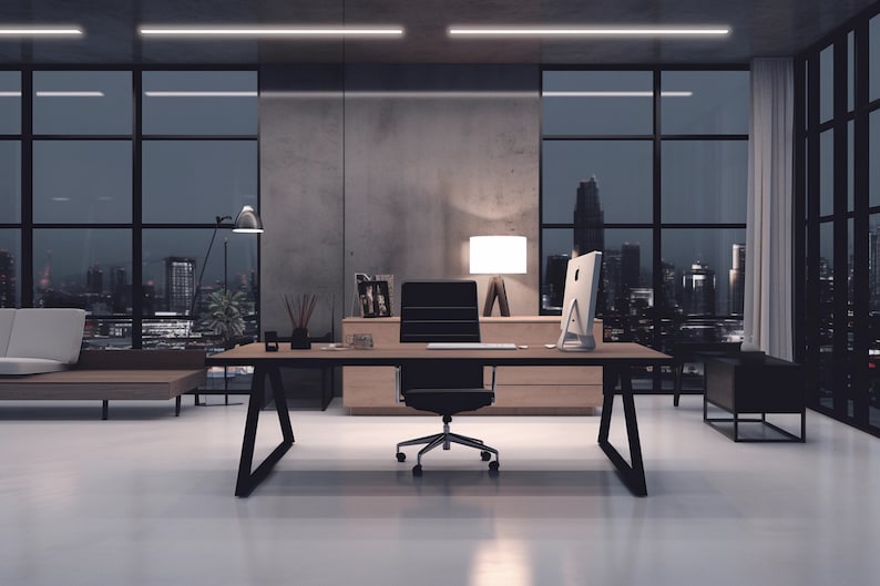 5 MODERN & STYLISH Virtual OFFICE Backgrounds 1 Instant Download ...