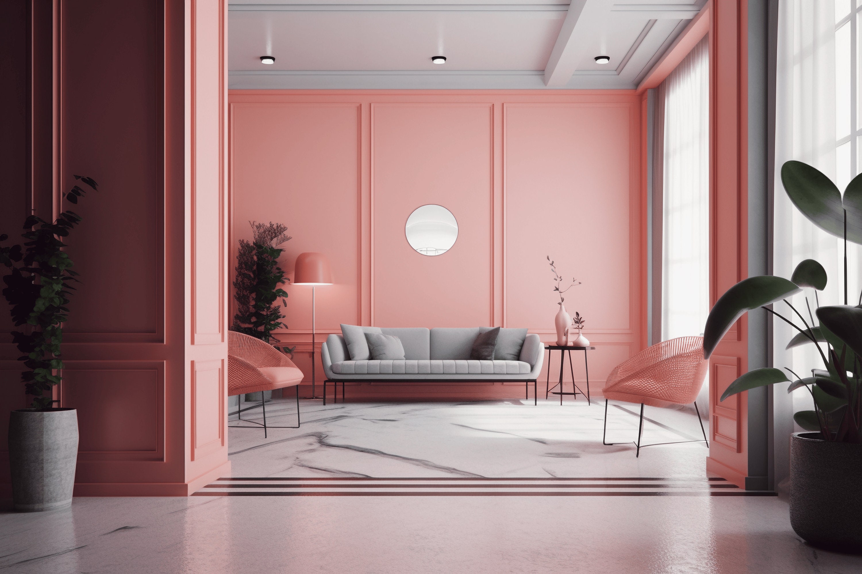 5 MODERN & STYLISH Virtual HOME Backgrounds 1 Instant Download Elevate ...