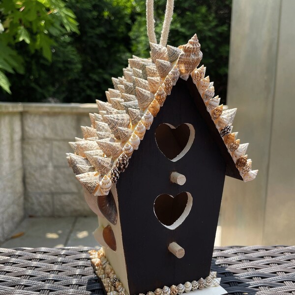 Seashell Birdhouse - Etsy