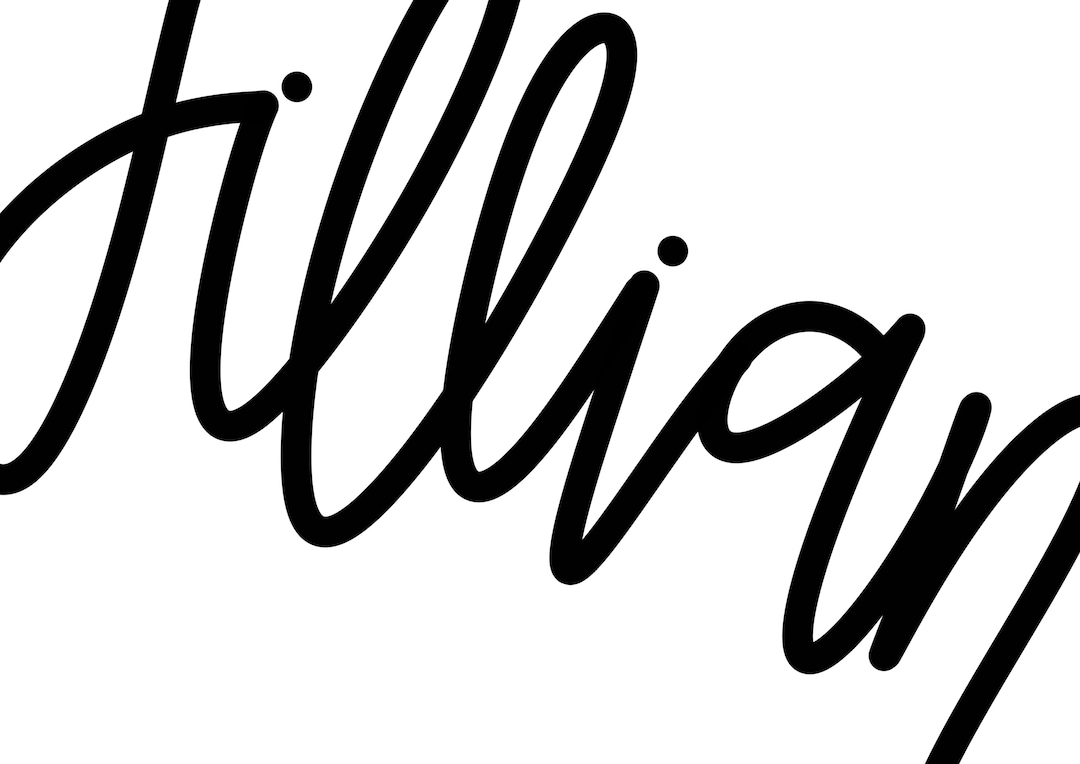Jillian Name Digital Print - Etsy