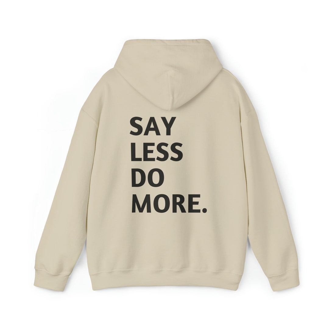 Men's Mental Health Hoodie Say Less Do More - Etsy