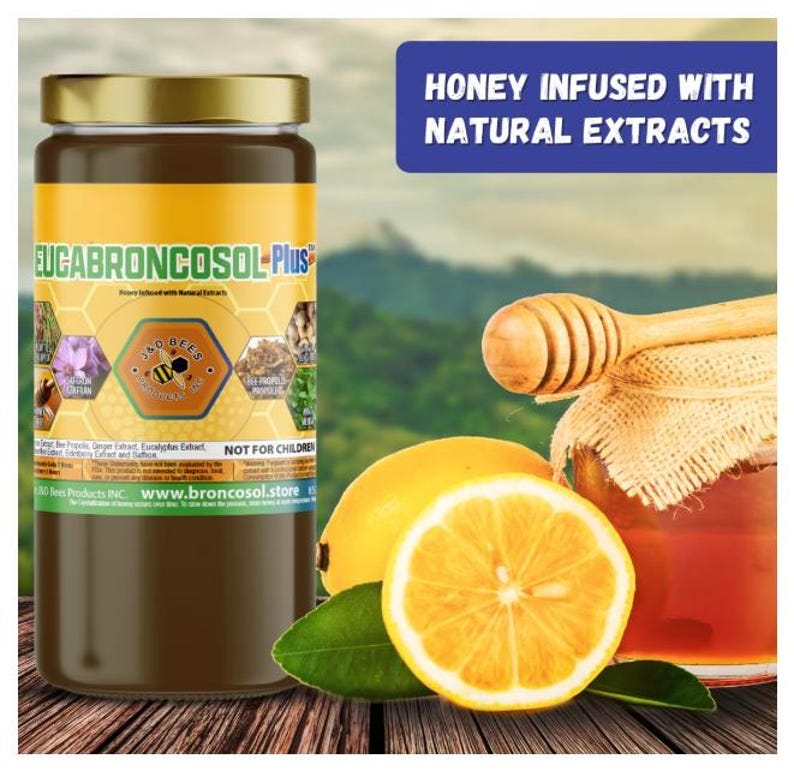 EUCABRONCOSOL PLUS - Honey Syrup With Ginger, Zaffron, Eucalyptus, Mint ...