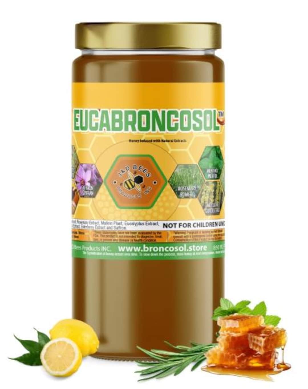 EUCABRONCOSOL - Honey Syrup With Thyme, Eucalyptus, Mint and More ...