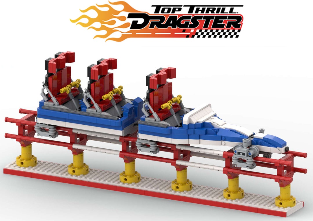 TOP THRILL DRAGSTER - Blue Train - Cedar Point ( Only Instructions and ...