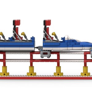 TOP THRILL DRAGSTER - Blue Train - Cedar Point ( Only Instructions and ...