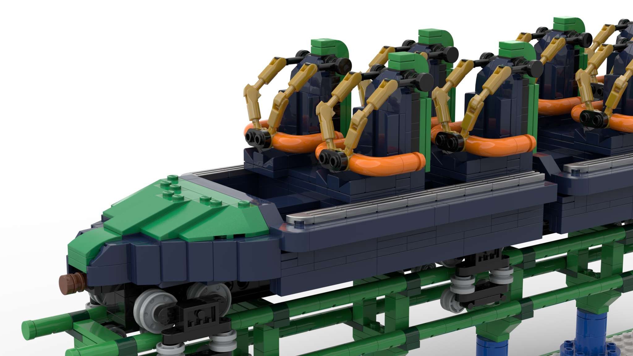 KINGDA KA Lego Instructions – Blue Train Roller Coaster (PDF) - Etsy