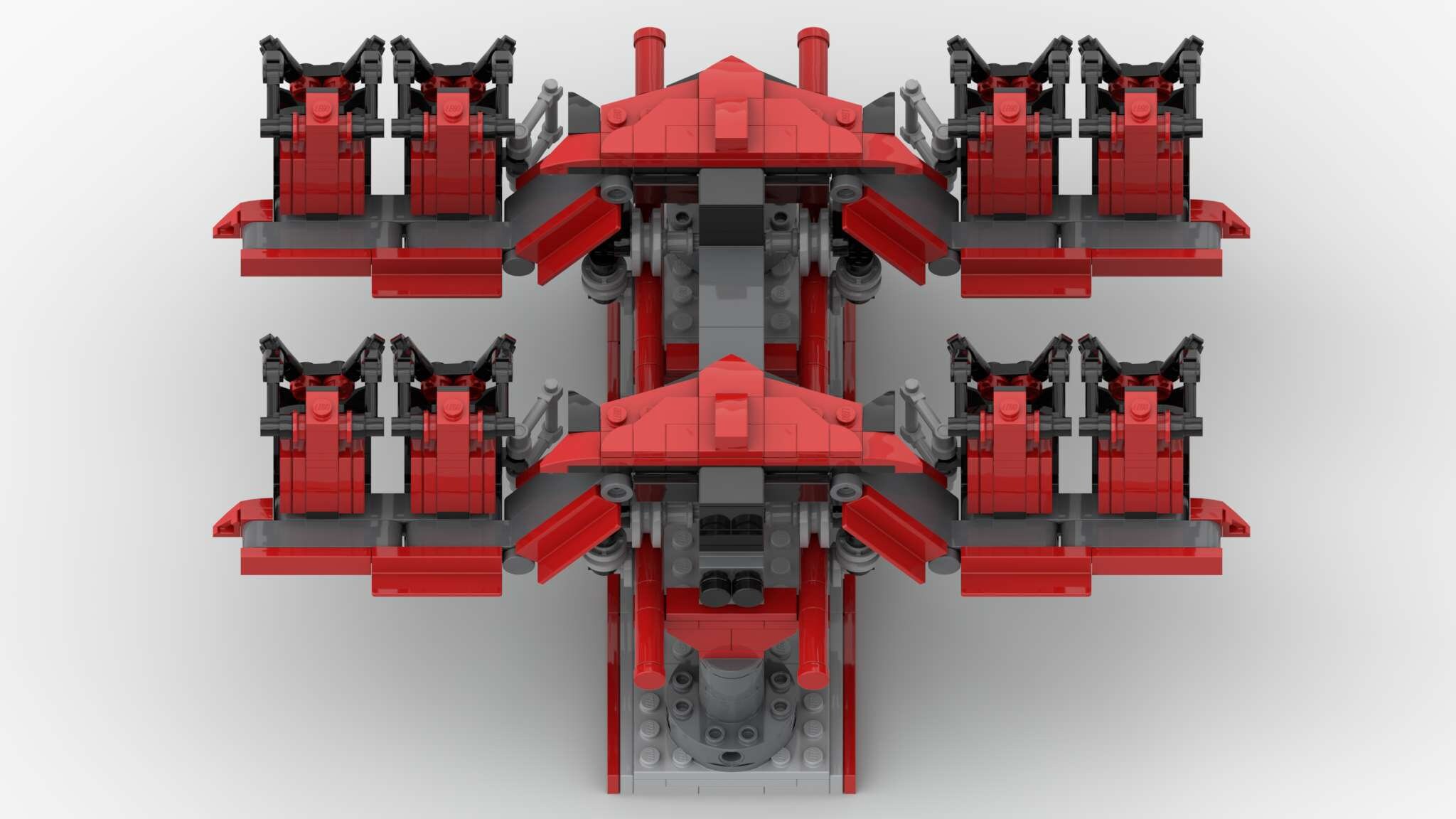 X-FLIGHT Six Flags Great America Only Instructions and Parts List - Etsy