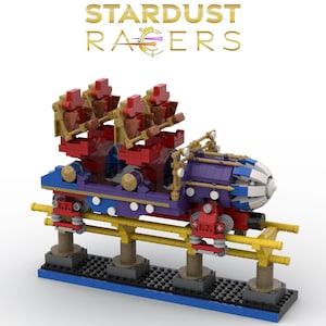 STARDUST RACERS - Universal's Epic Universe ( Only Instructions and ...