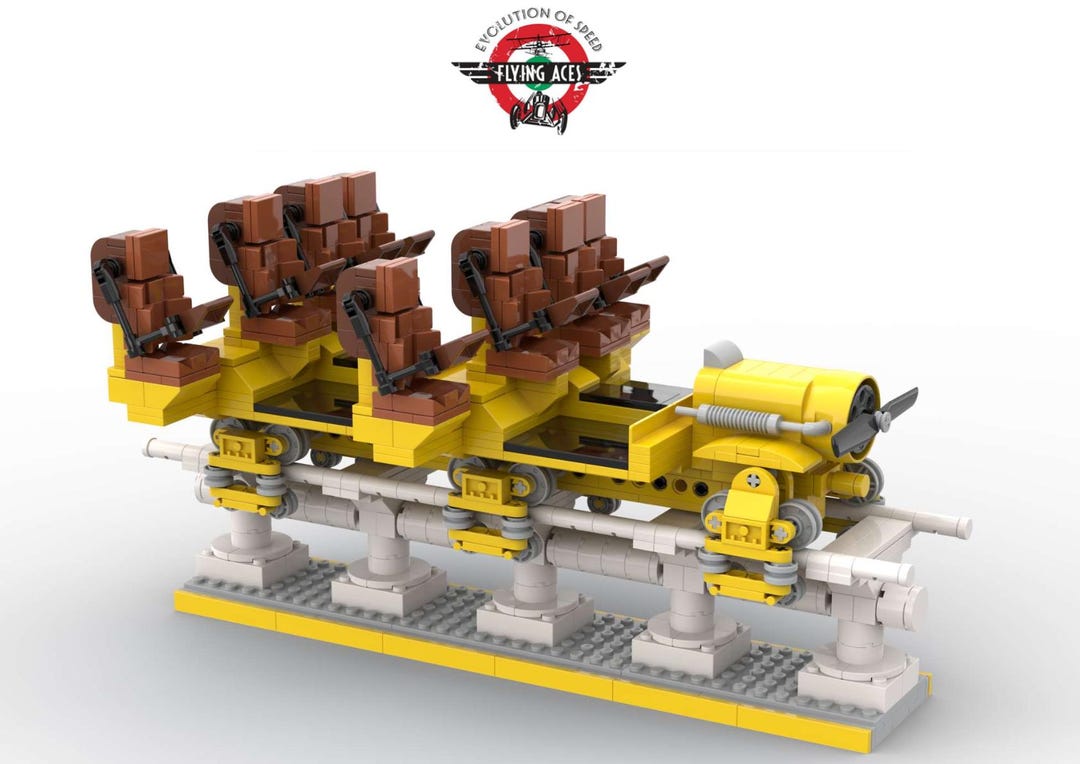 FLYING ACES - Ferrari World Abu Dhabi ( Only Instructions and Parts ...