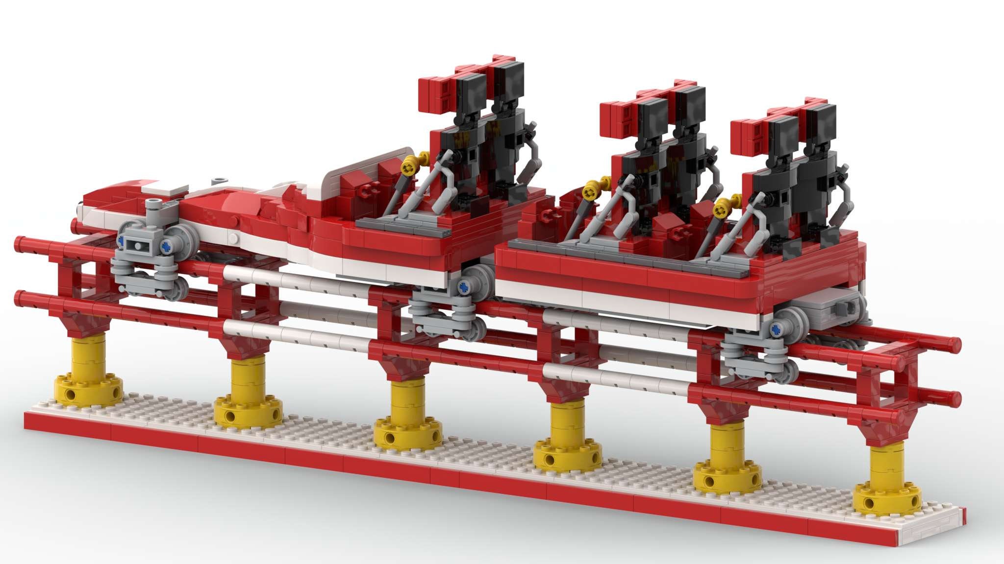 TOP THRILL DRAGSTER - Red Train - Cedar Point ( Only Instructions and ...