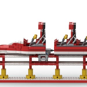 TOP THRILL DRAGSTER - Red Train - Cedar Point ( Only Instructions and ...