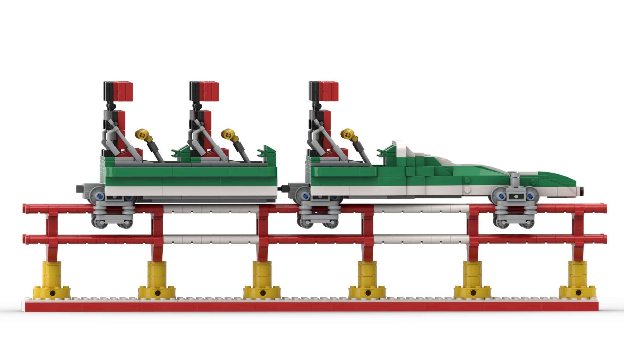 TOP THRILL DRAGSTER Green Train Cedar Point Only - Etsy
