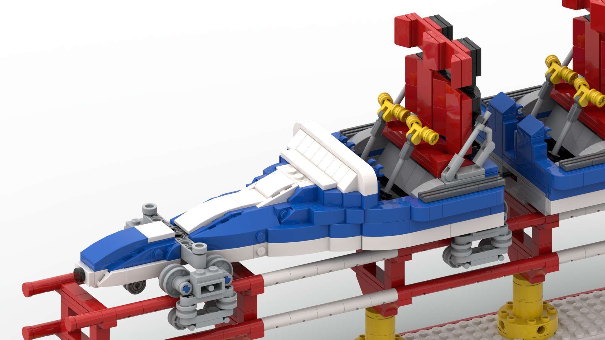TOP THRILL DRAGSTER - Blue Train - Cedar Point ( Only Instructions and ...