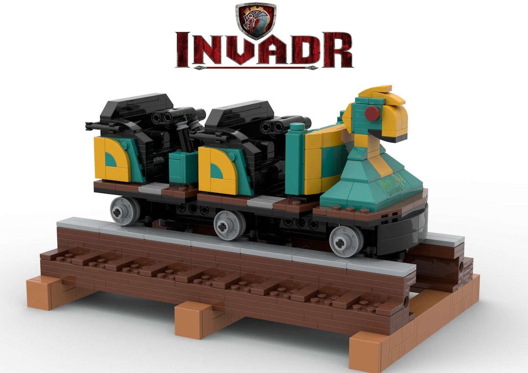 INVADR - Busch Gardens Williamsburg ( Only Instructions and Parts List ...