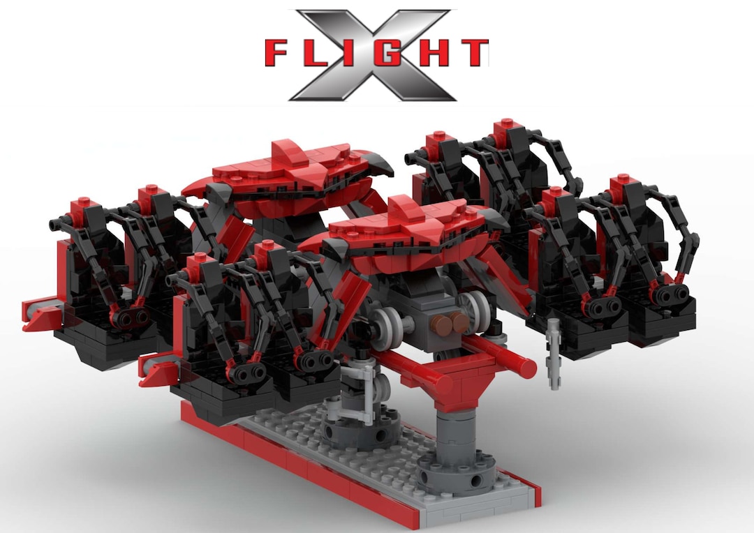 X-FLIGHT - Six Flags Great America ( Only Instructions and Parts List ...