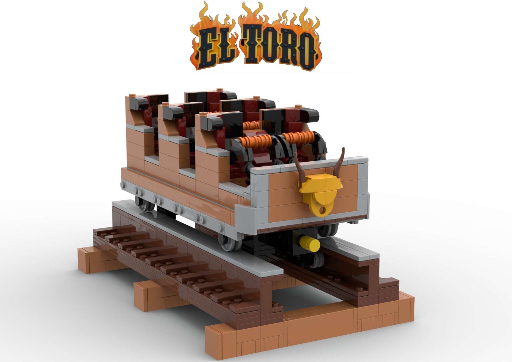 EL TORO Six Flags Great Adventure Only Instructions and Parts List - Etsy