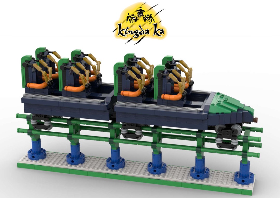 KINGDA KA - Blue Train - Six Flags Great Adventure ( Only Instructions ...
