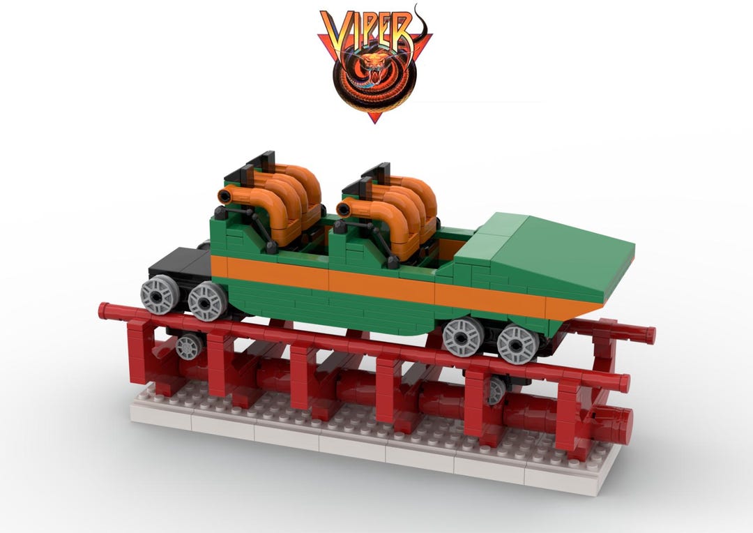 VIPER - Six Flags Magic Mountain ( Only Instructions and Parts List ...